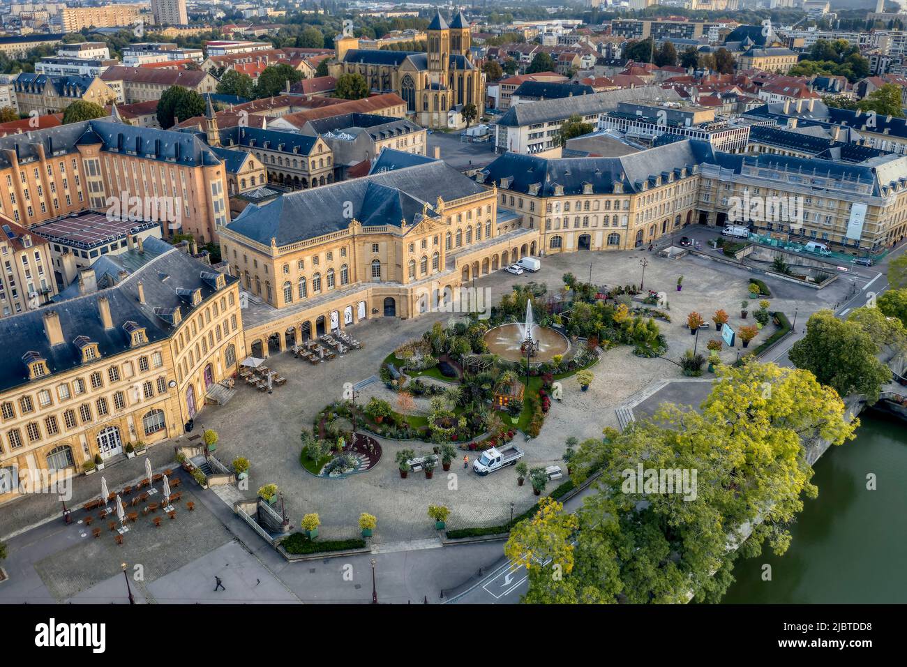 France metz aerial hi-res stock photography and images - Alamy