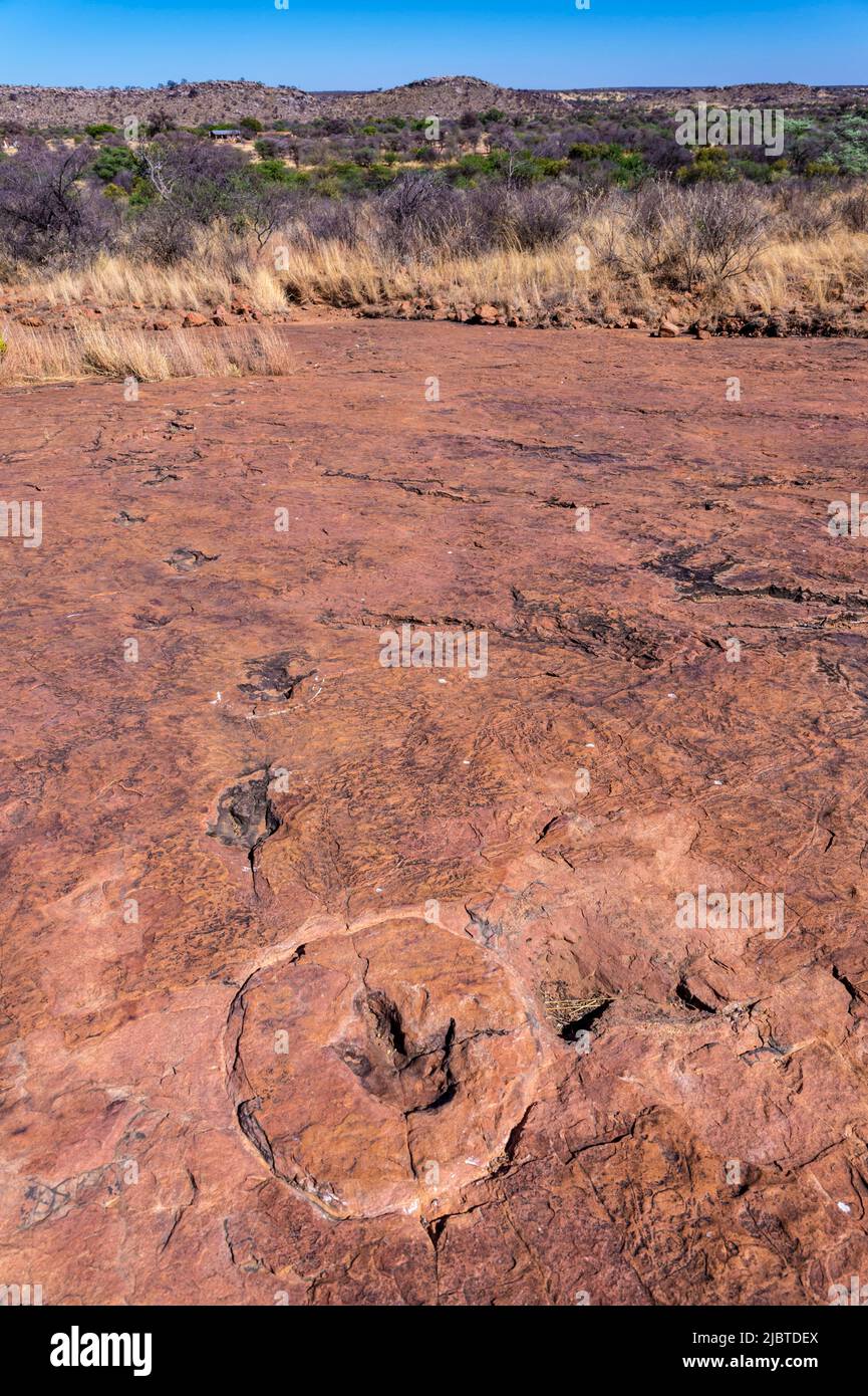 Namibia, Otjozondjupa region, Otjiwarongo district, Kalkfeld, aerial ...