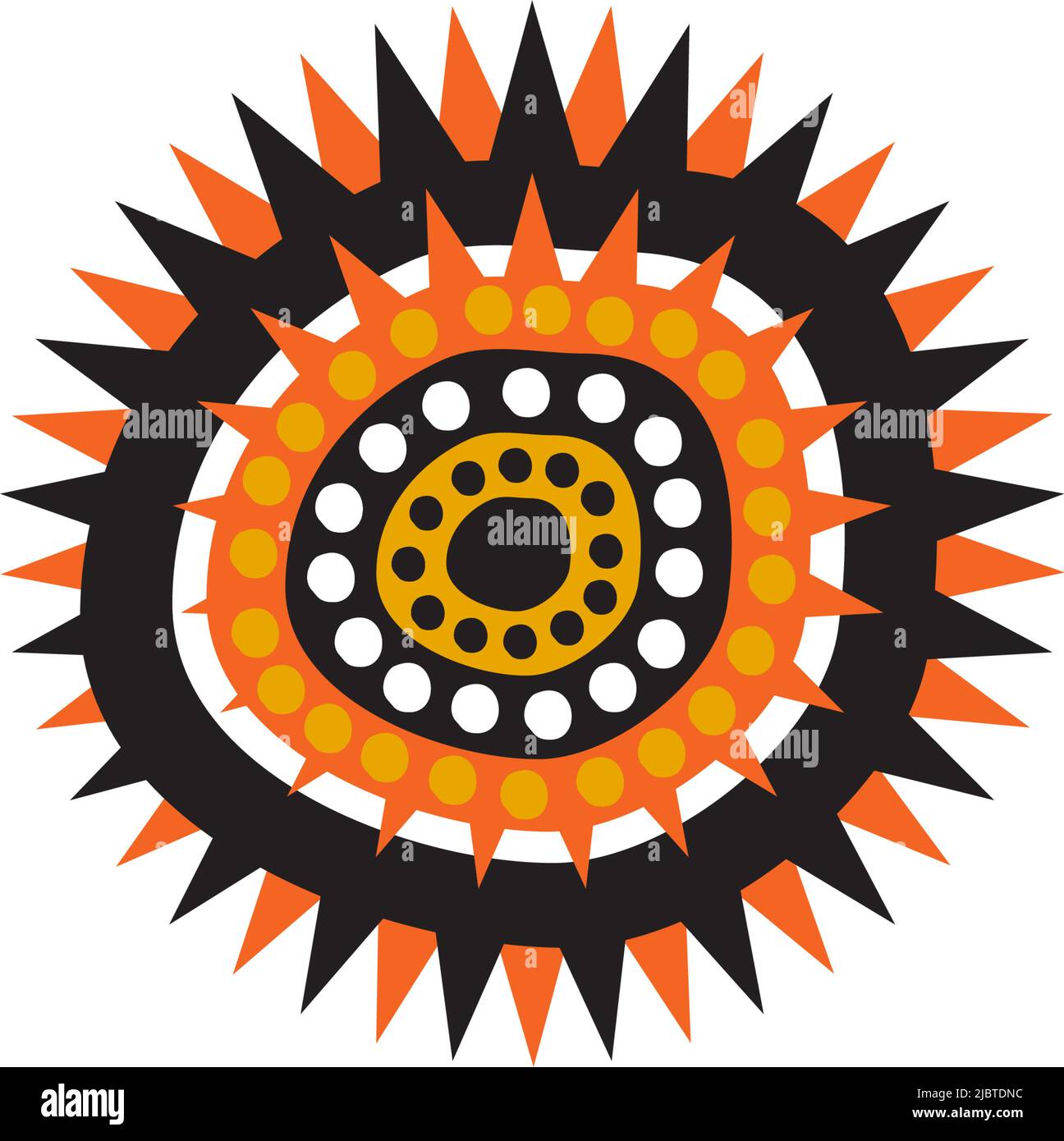 Turtle icon logo design with aboriginal style vector template Stock ...