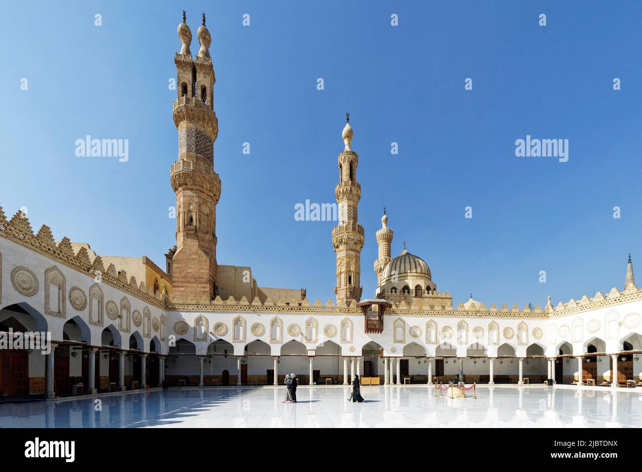 Egypt, Cairo, Islamic Cairo, old town listed as World Heritage by UNESCO, Al Azhar mosque Stock ...