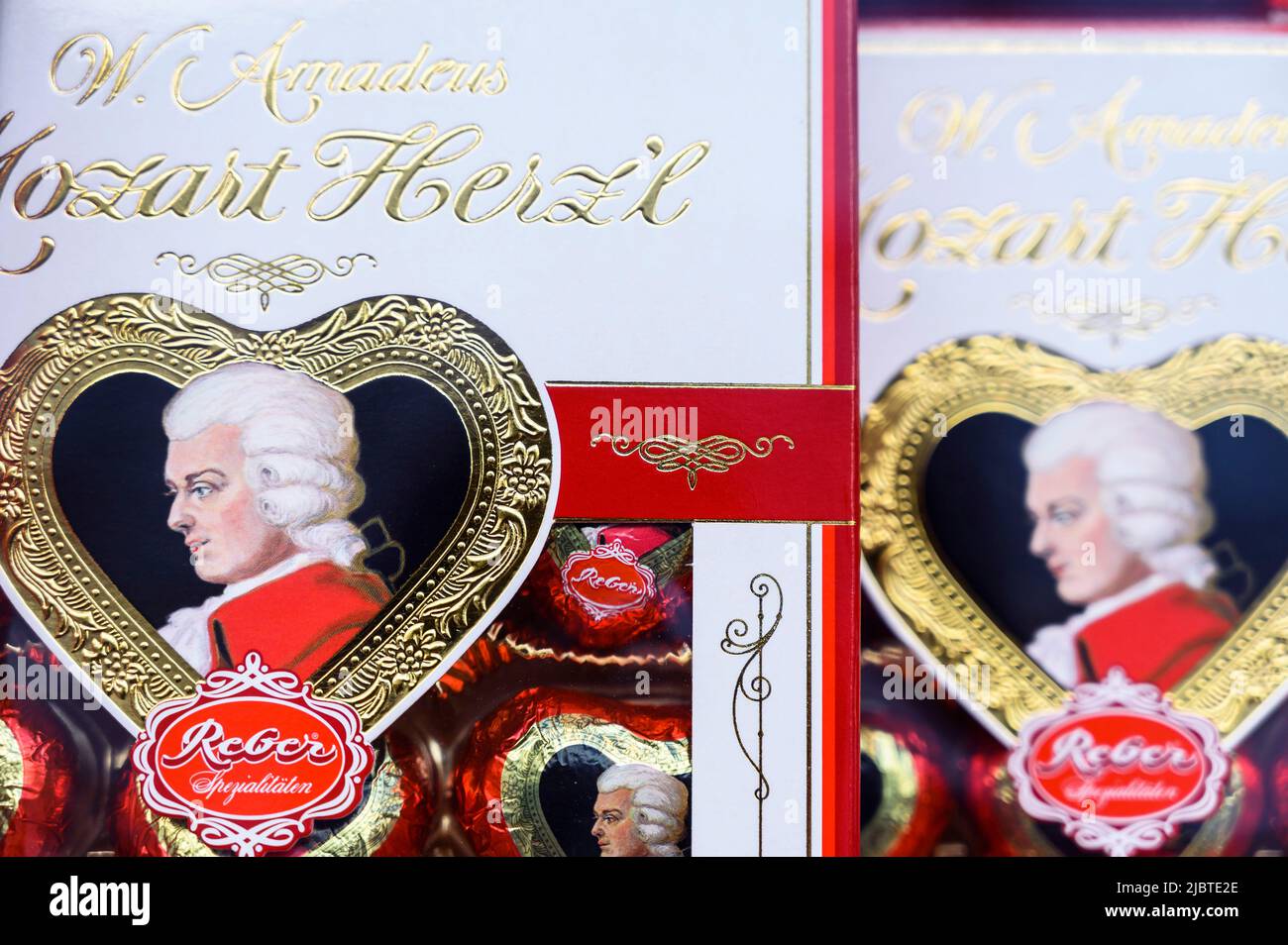 Mozart chocolate hi-res stock photography and images - Alamy
