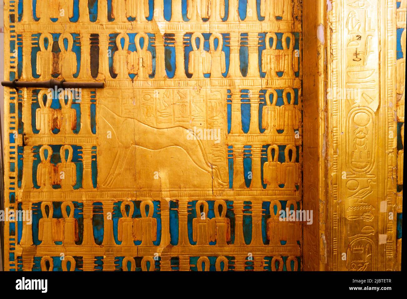 Egypt, Cairo, Egyptian museum of Cairo, treasure of Tutankhamun ...