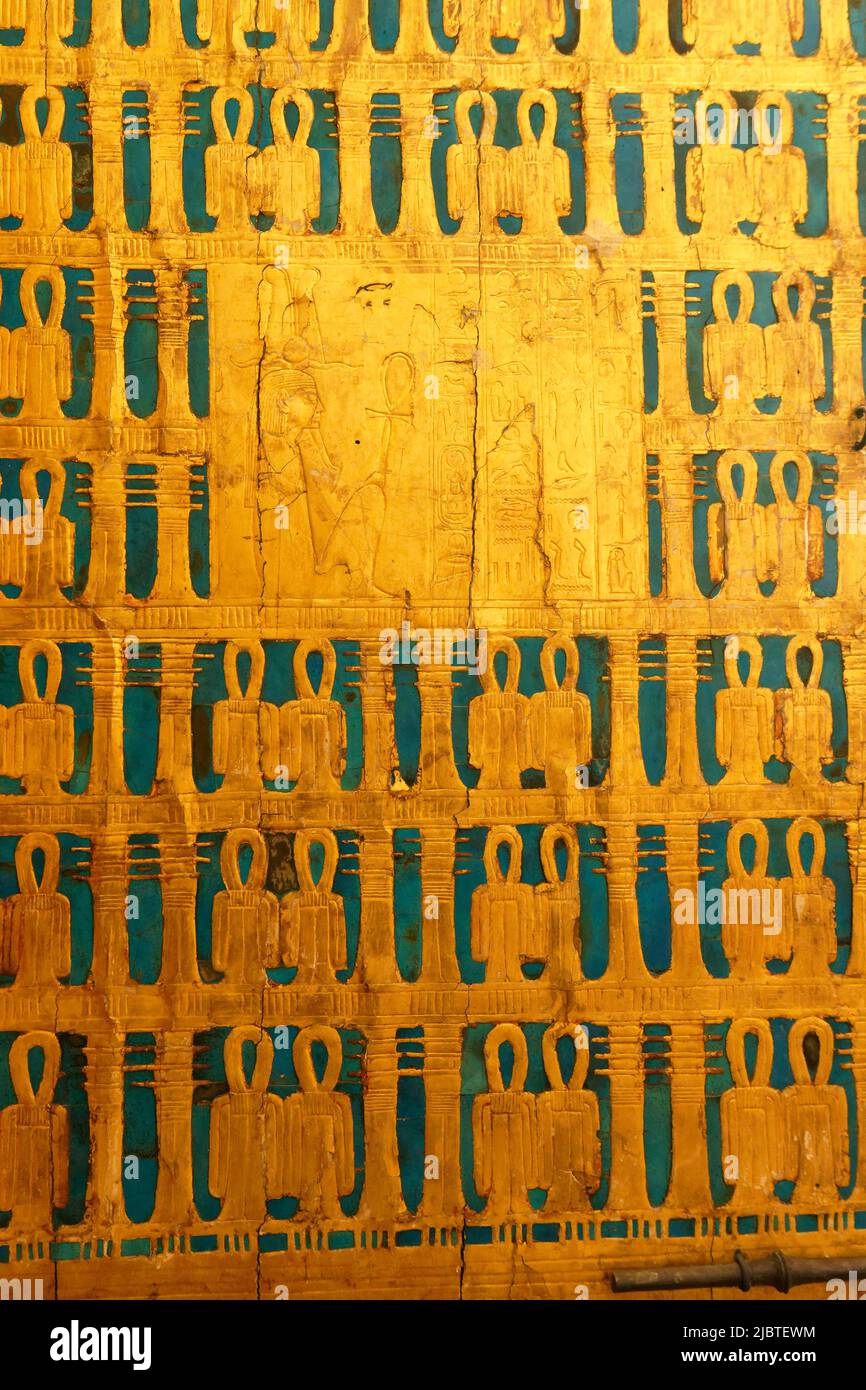 Egypt, Cairo, Egyptian museum of Cairo, treasure of Tutankhamun ...