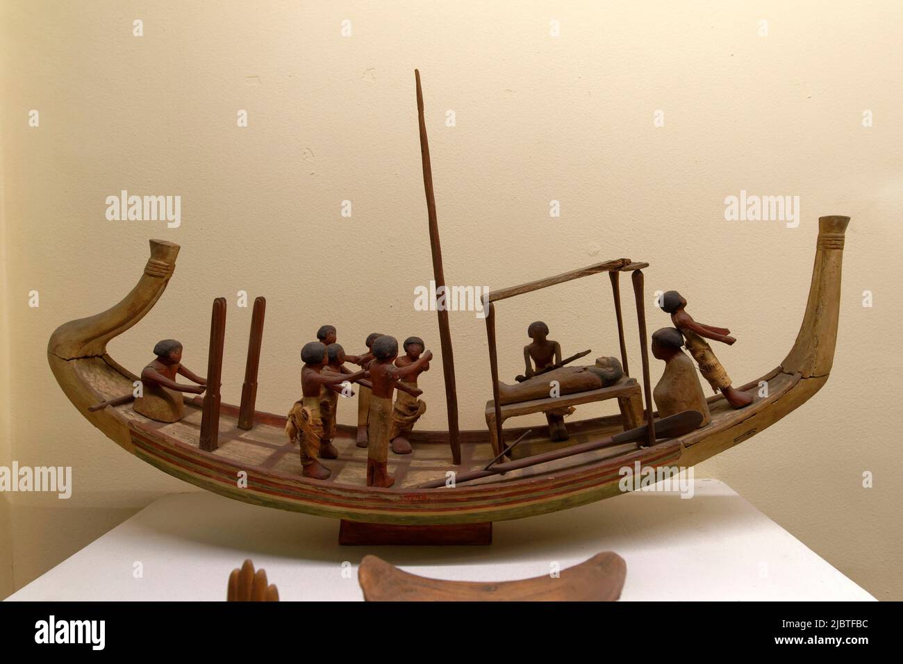 Egypt, Cairo, downtown, Egyptian museum of Cairo, funeral procession ...