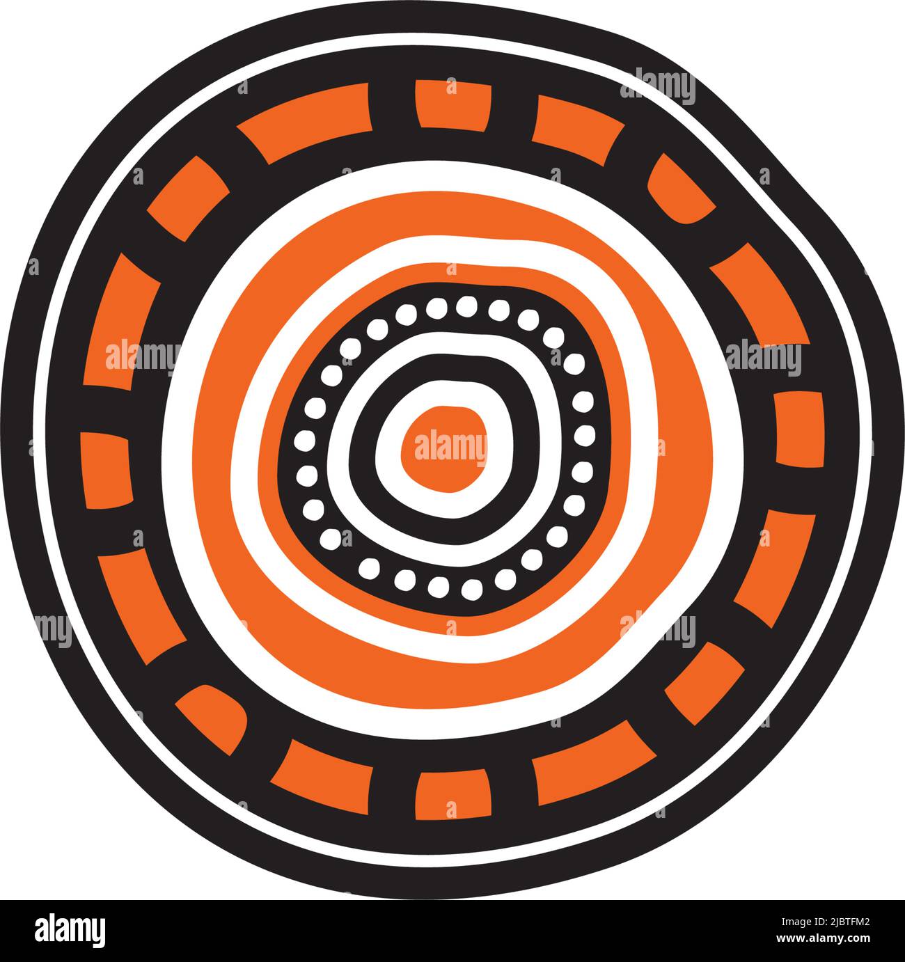 Turtle icon logo design with aboriginal style vector template Stock ...