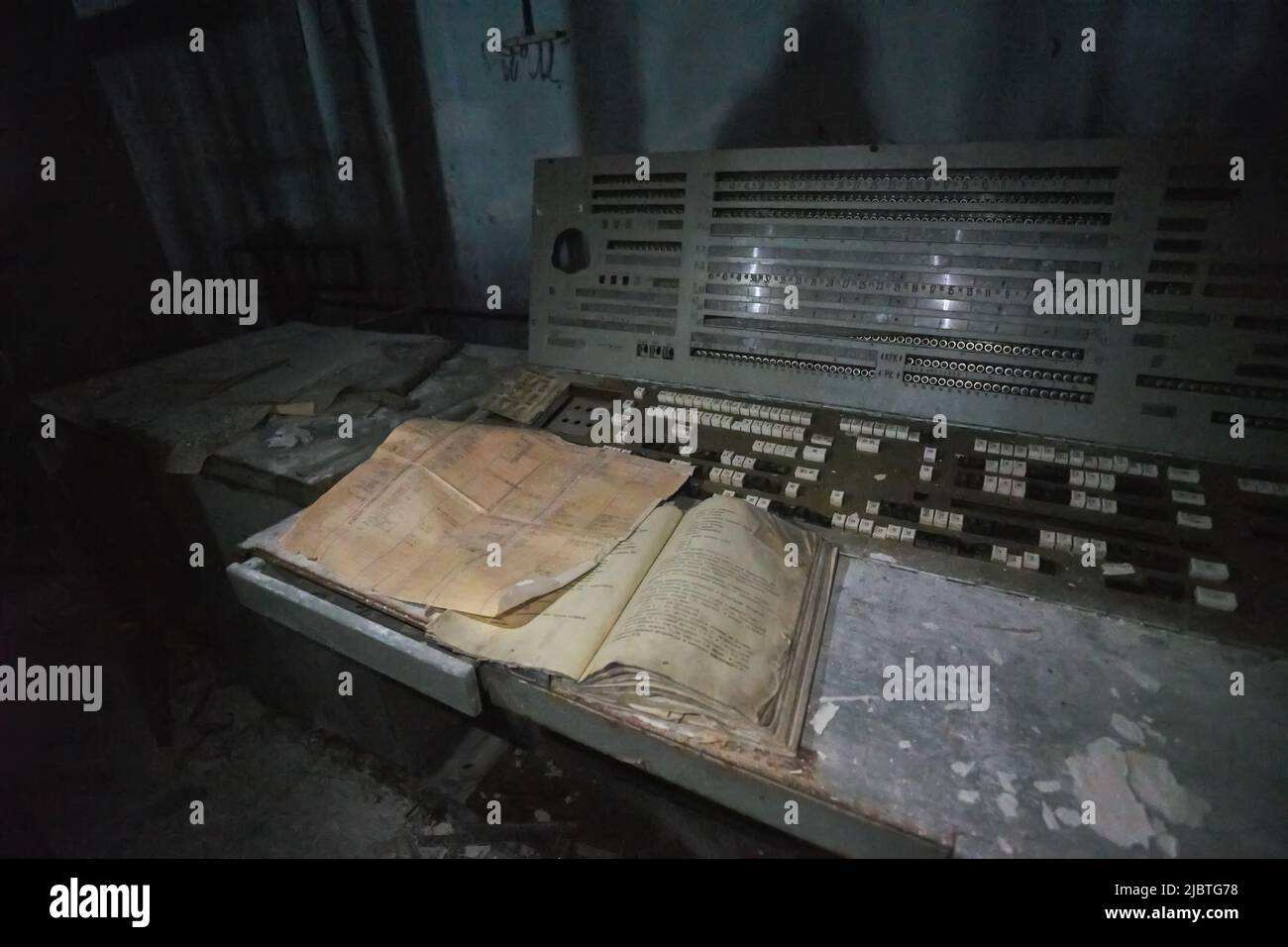 Destroyed command post of the secret military facility of the USSR's ...