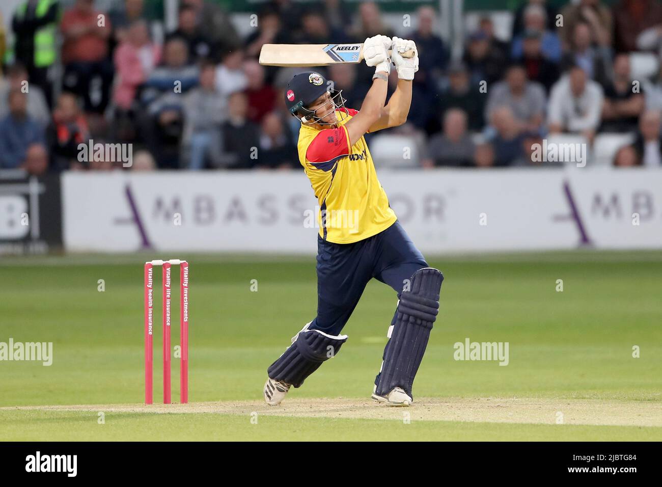 Michael Pepper in batting action for Essex during Essex Eagles vs Kent ...