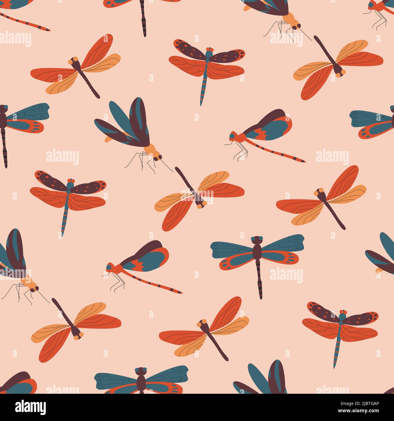 Dragonflies fauna insect natural nature wildlife wing Stock Vector ...