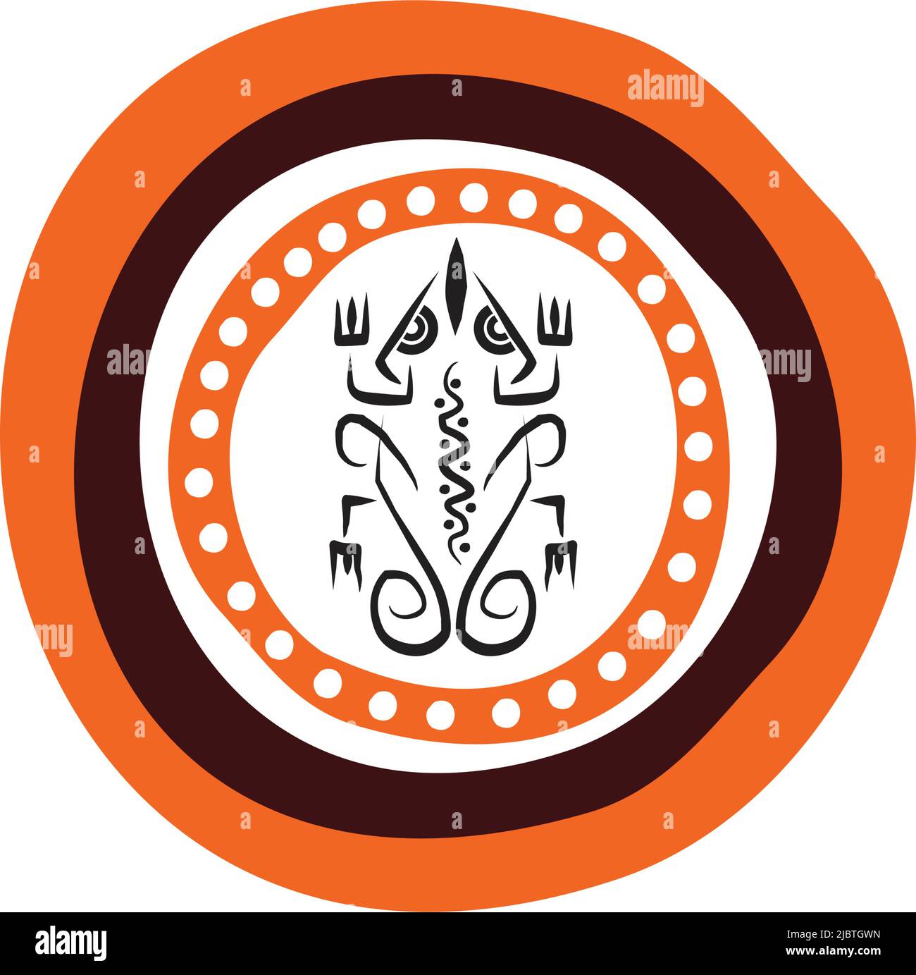 Aboriginal art icon design vector template Stock Vector Image & Art - Alamy