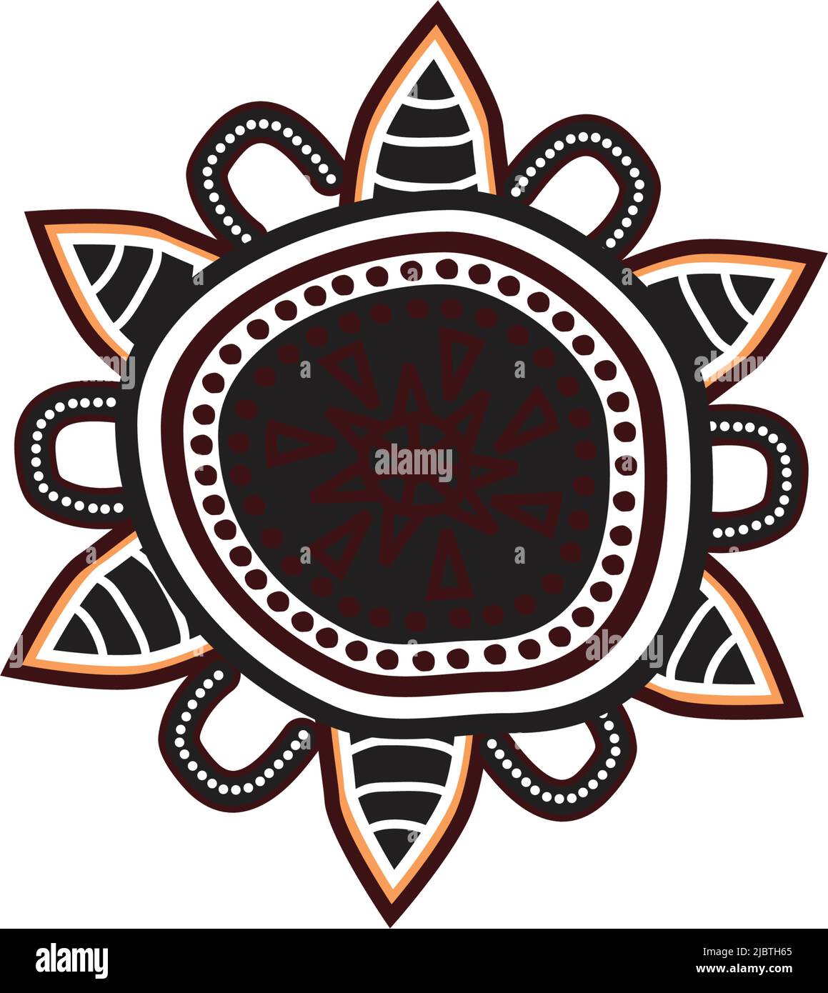 Aboriginal art icon design vector template Stock Vector Image & Art - Alamy