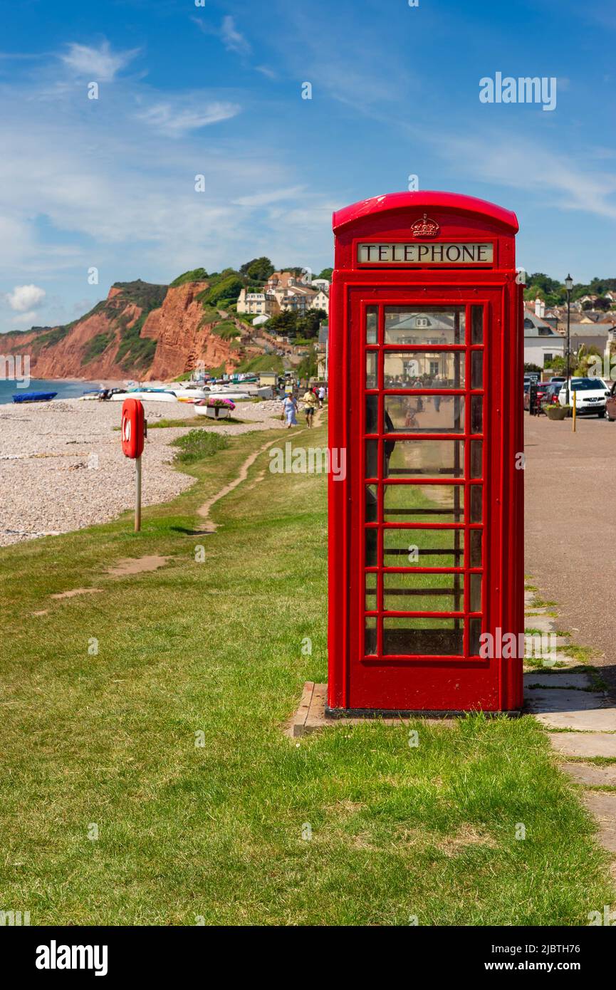 Iconic British Red Telephone Box at the Stock Photo - Alamy