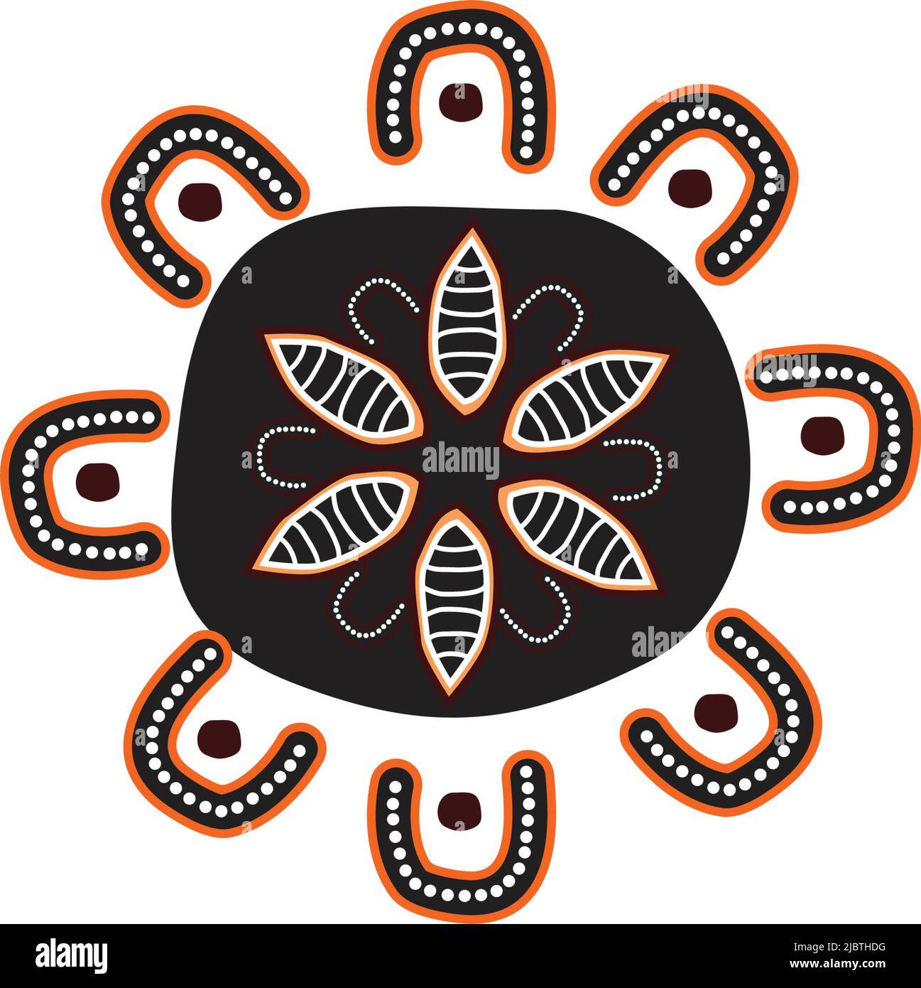 Aboriginal art icon design vector template Stock Vector Image & Art - Alamy