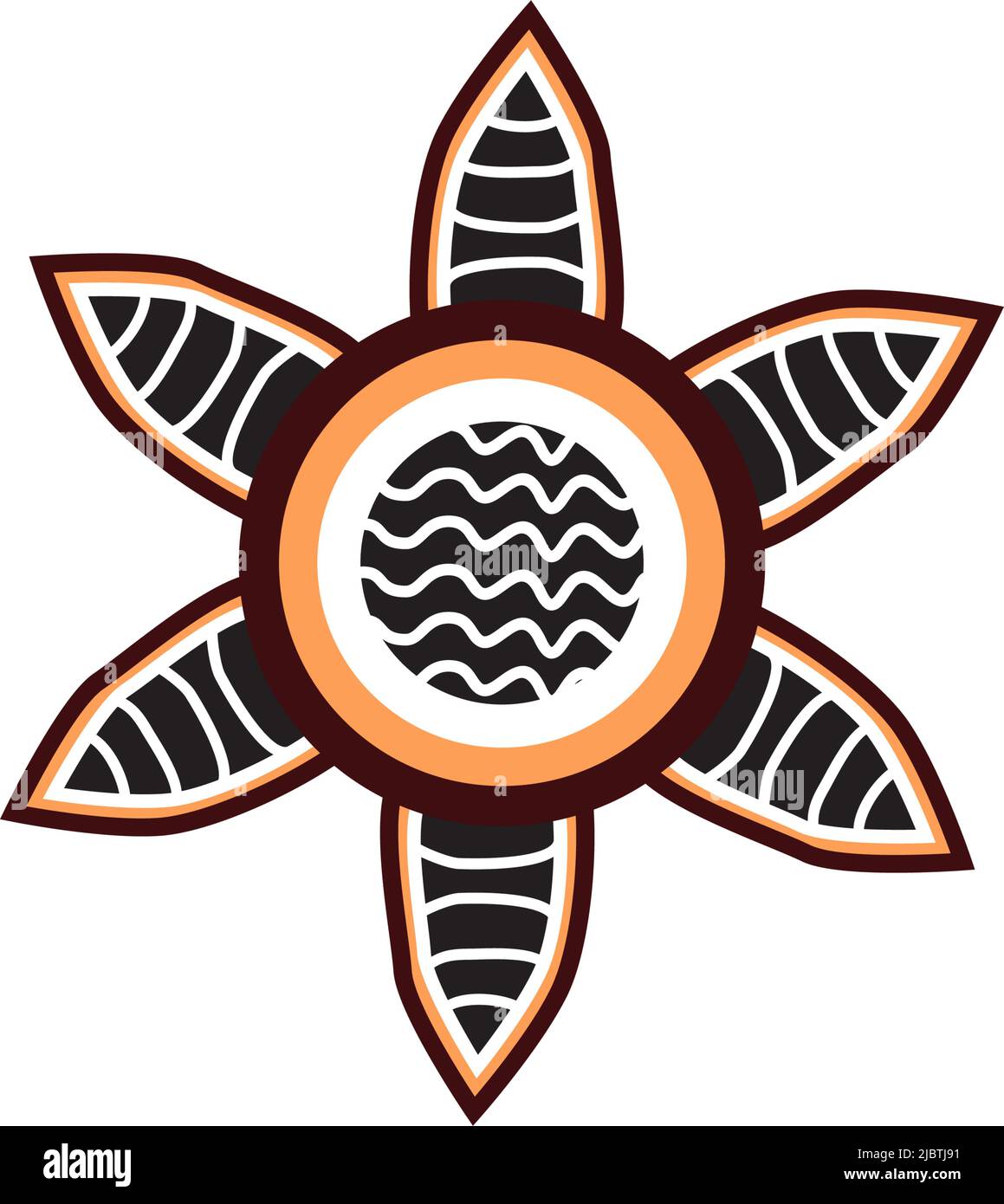 Aboriginal art icon design vector template Stock Vector Image & Art - Alamy