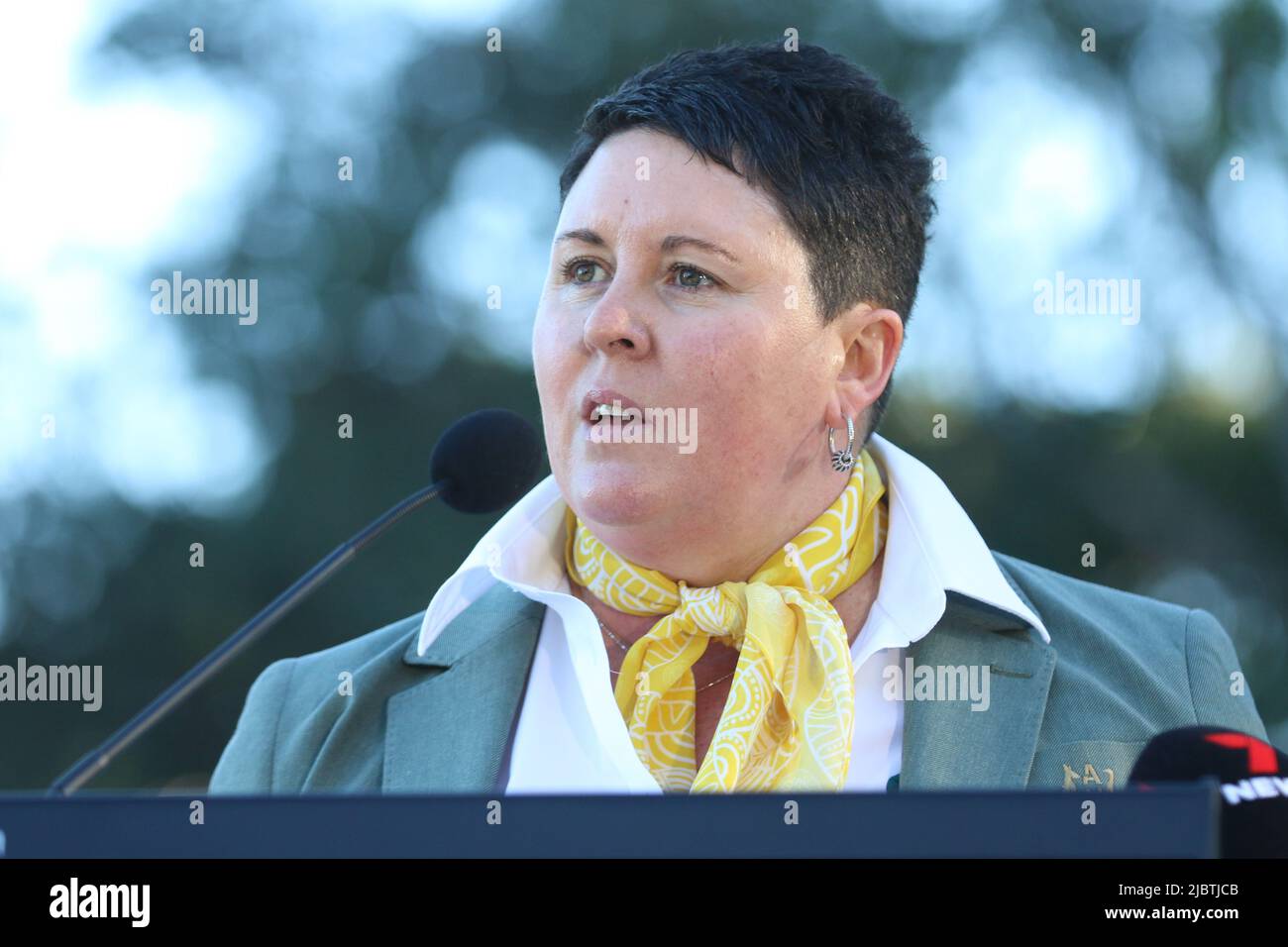 Sydney, Australia. 8th June 2022. Pictured: Chef de Mission Petria ...