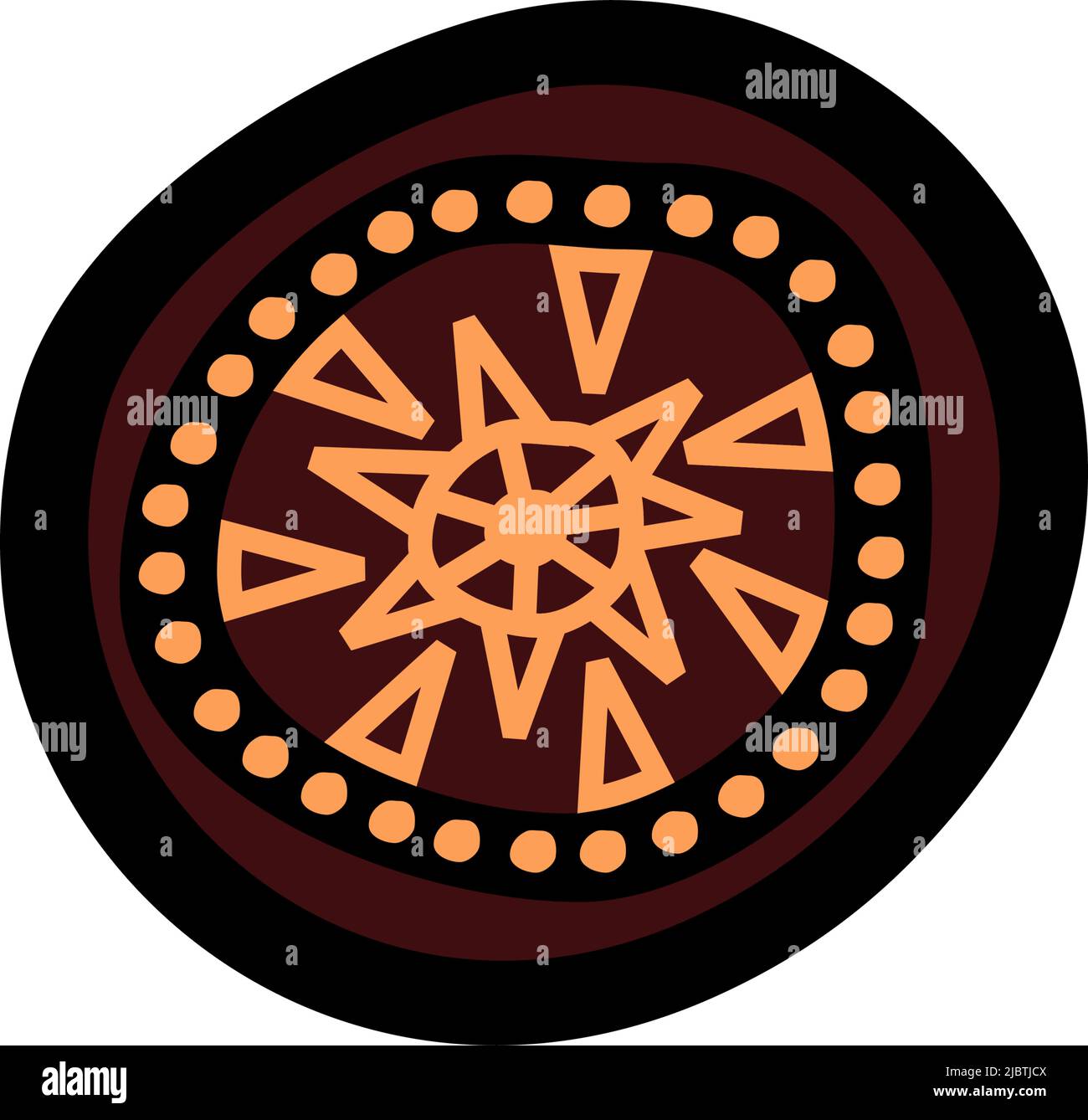 Aboriginal art icon design vector template Stock Vector Image & Art - Alamy