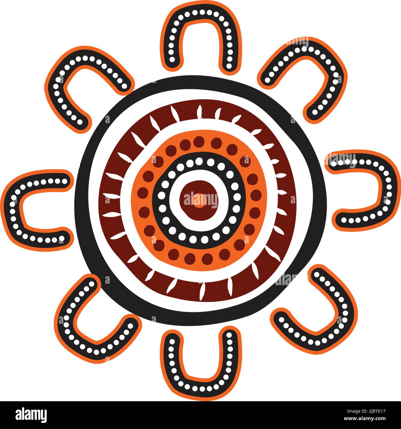 Aboriginal art icon design vector template Stock Vector Image & Art - Alamy