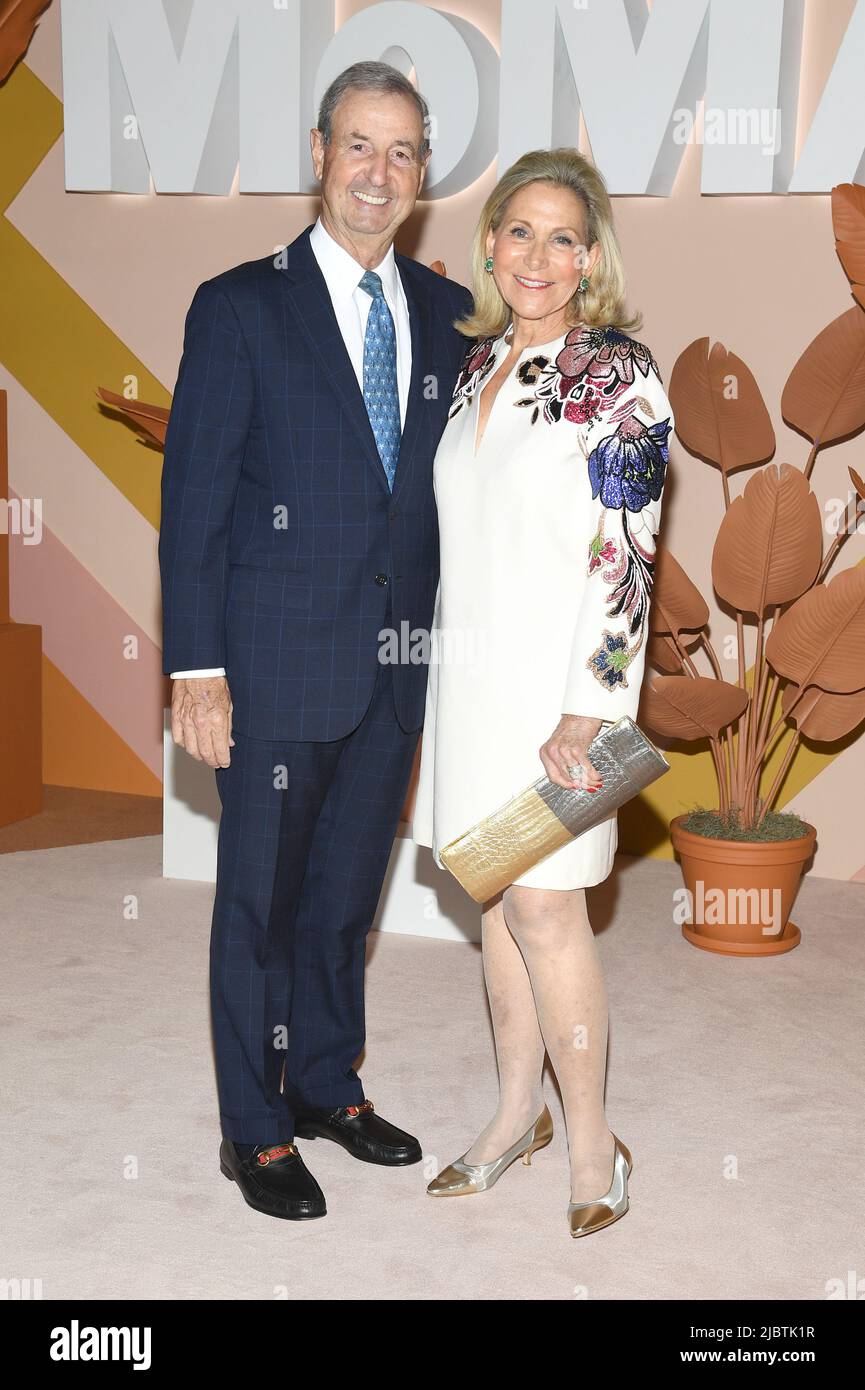 (L-R) Ward Blum and Ronnie Heyman attend MoMA's Party in the Garden ...