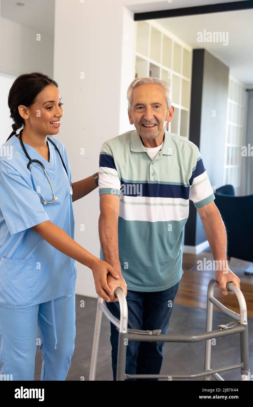 Doctor walking home hi-res stock photography and images - Alamy