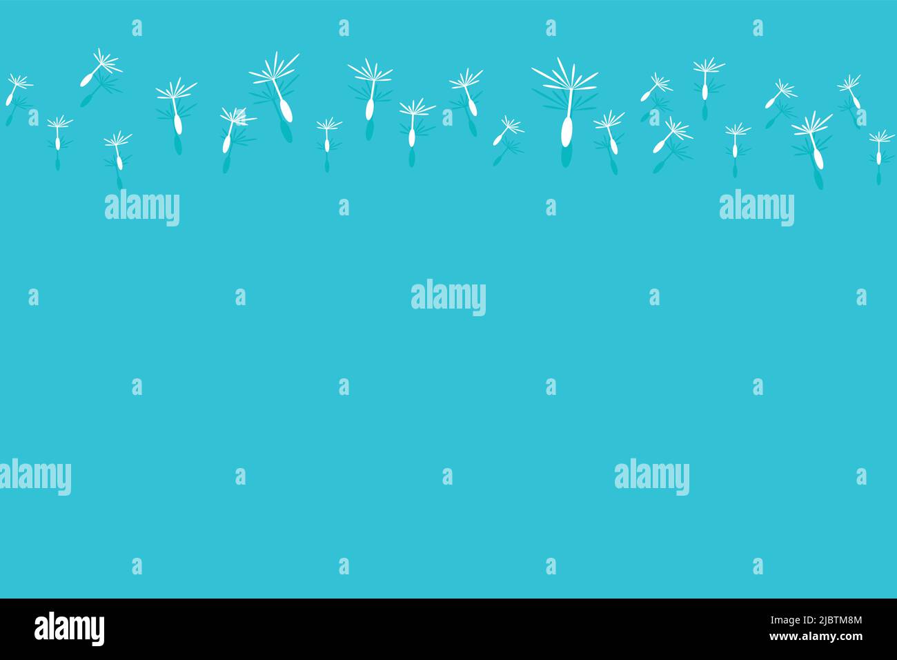 Dandelion vector illustration for the textiles, wallpapers, decorations ...