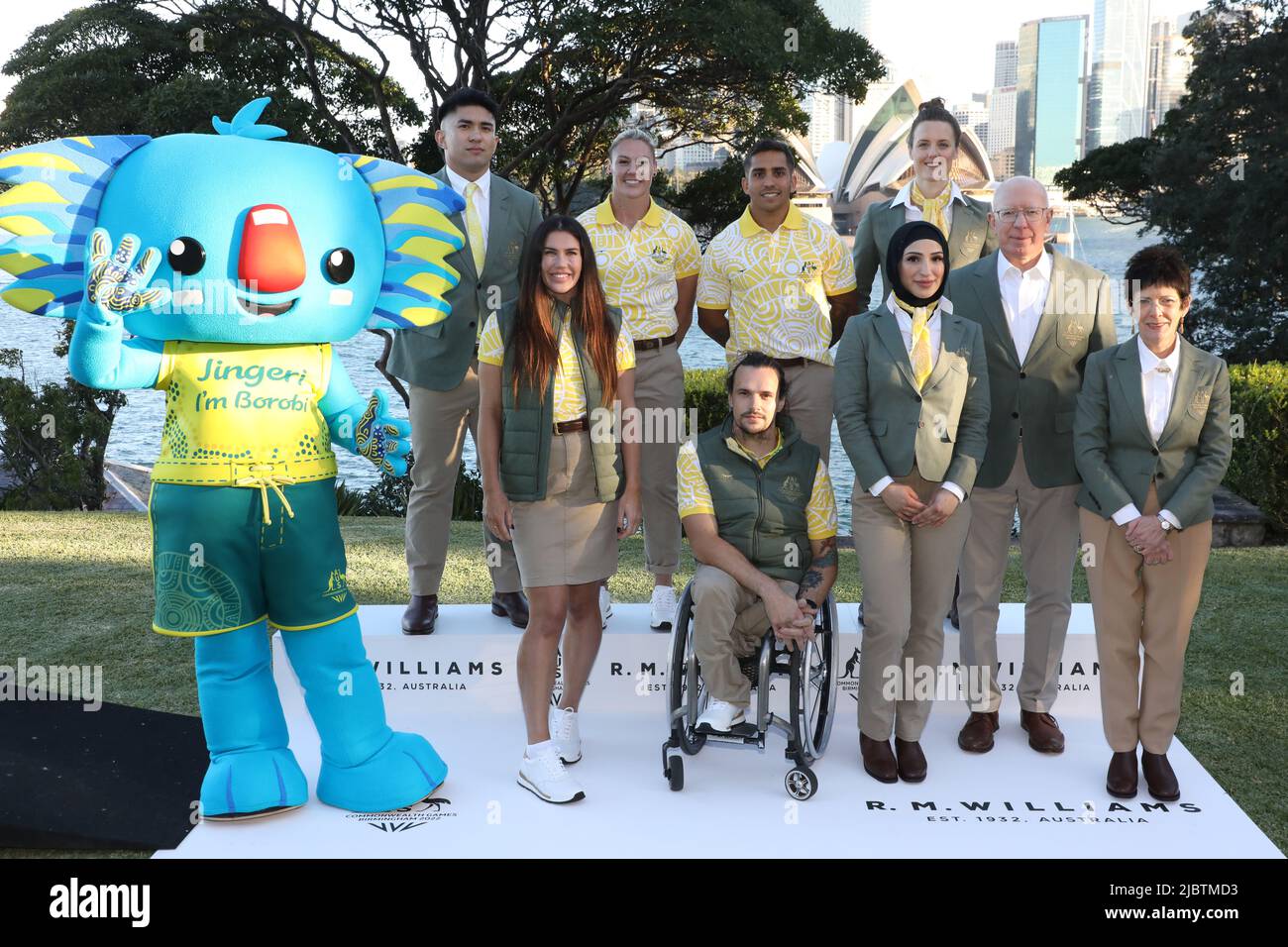 Sydney, Australia. 8th June 2022. Pictured: Borobi, Ellie Cole, Sharni ...