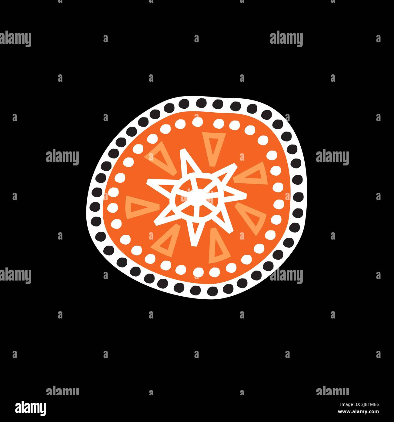 Aboriginal art icon design vector template Stock Vector Image & Art - Alamy