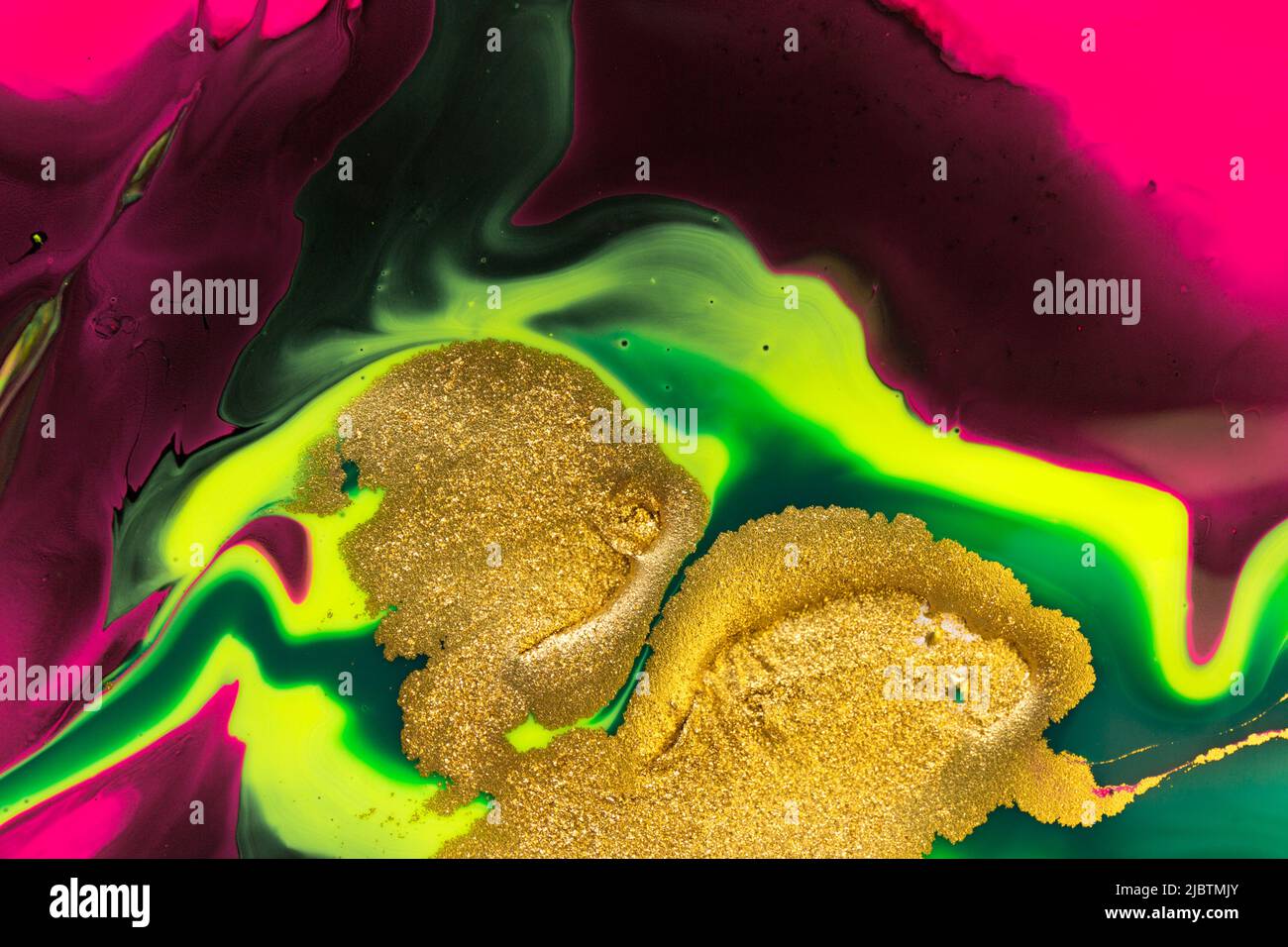 Abstract background with gold glitter. Fluorescent print Stock Photo ...