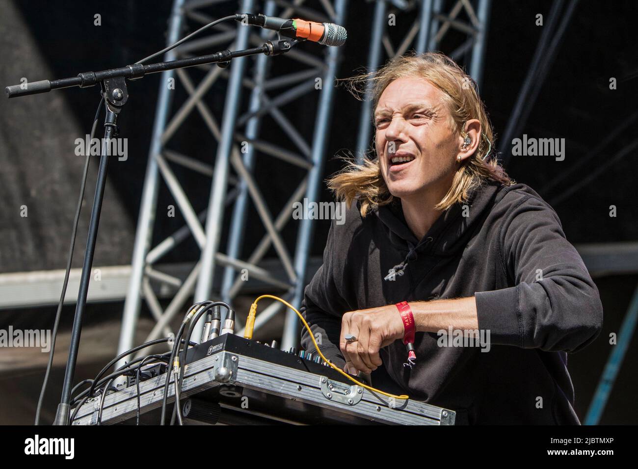 Nikolaj Manuel Vonsild of the Danish duo Cancer performs at Haven ...