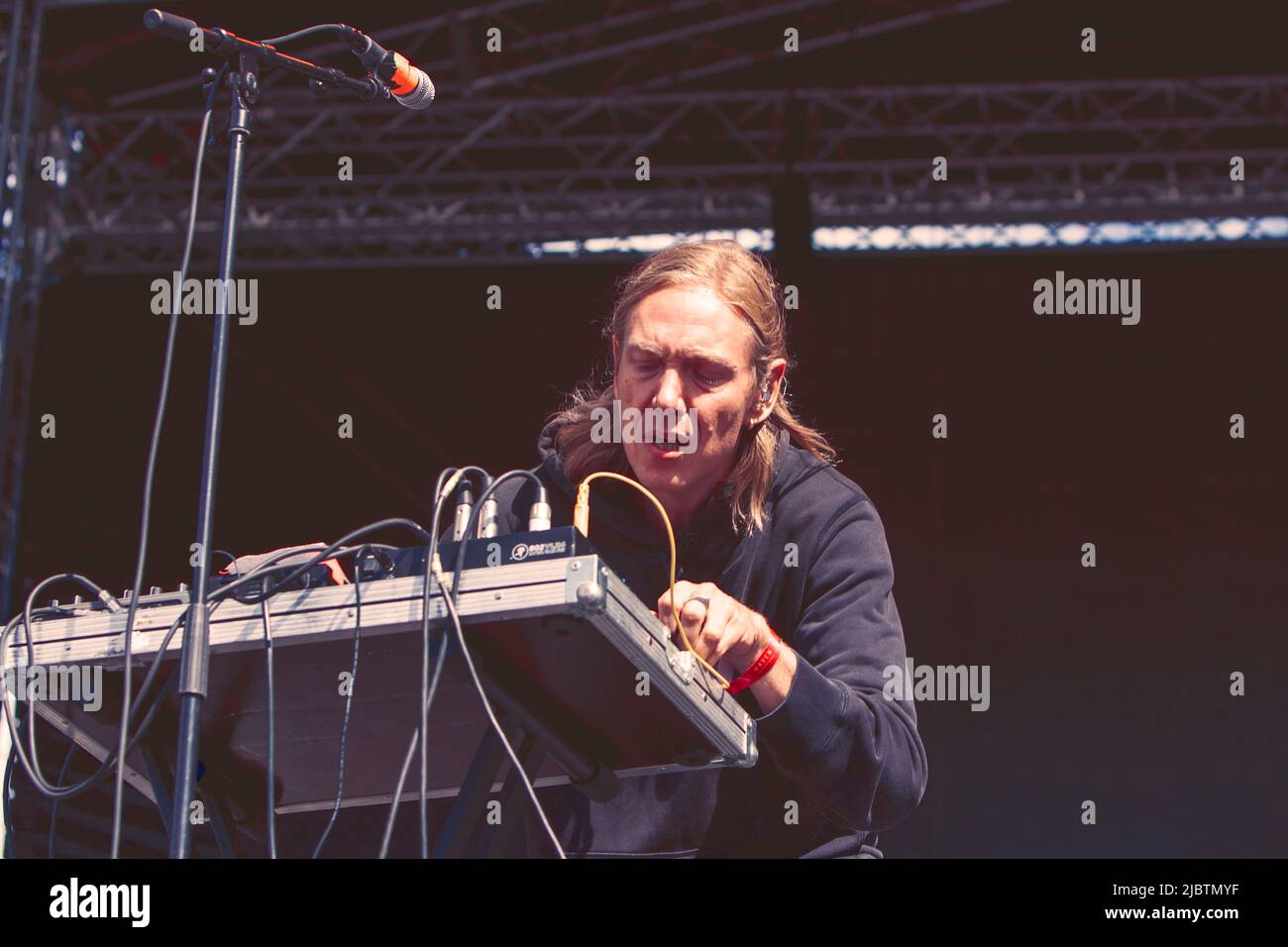 Nikolaj Manuel Vonsild of the Danish duo Cancer performs at Haven ...
