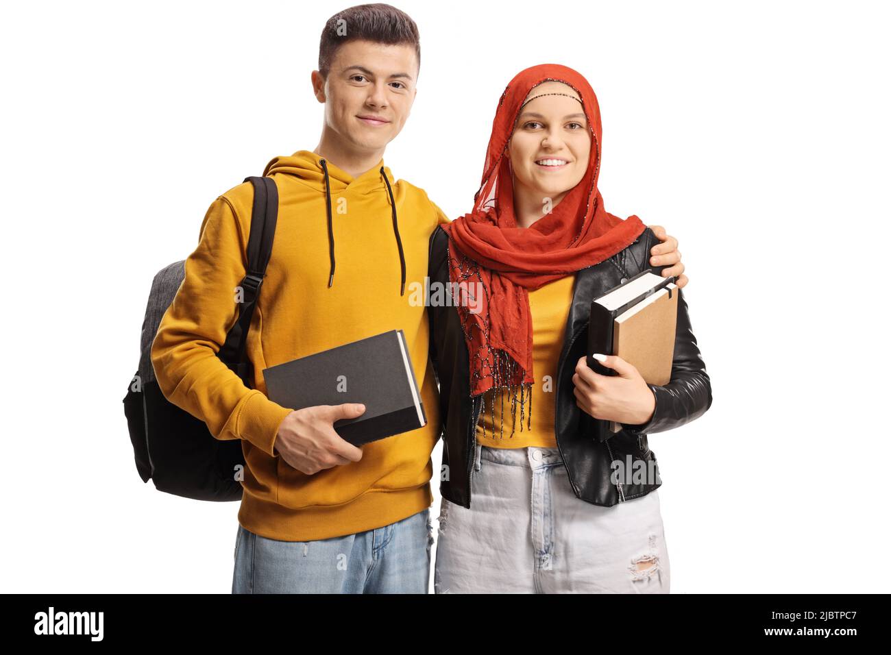 White Muslim College Students