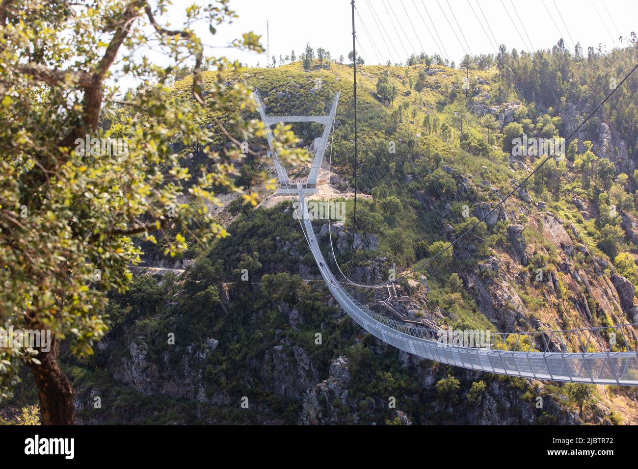 Arouca, Portugal - August 6, 2021 - The 516 Arouca Bridge, largest ...