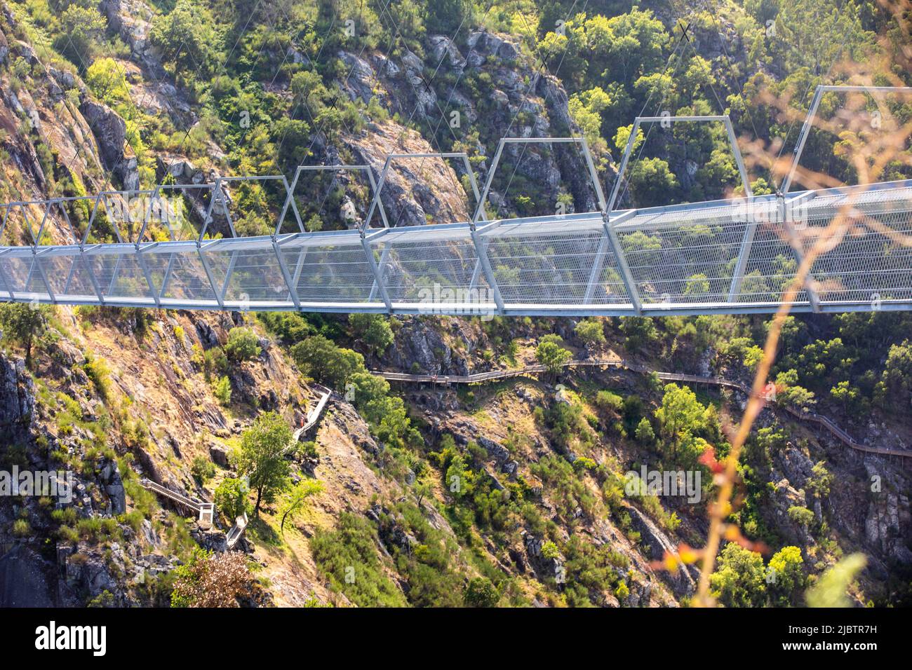 Arouca, Portugal - August 6, 2021 - The 516 Arouca Bridge, largest ...