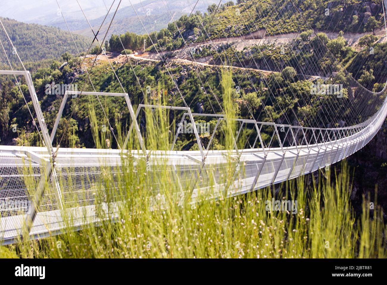 Arouca, Portugal - August 6, 2021 - The 516 Arouca Bridge, largest ...