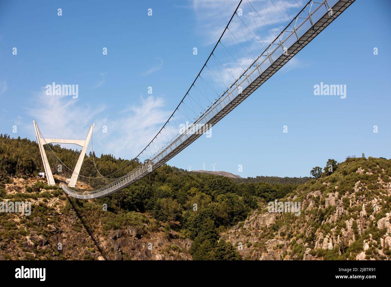 Arouca, Portugal - August 6, 2021 - The 516 Arouca Bridge, largest ...