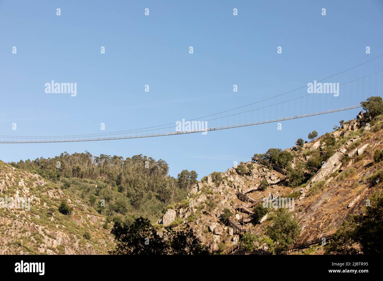 Arouca, Portugal - August 6, 2021 - The 516 Arouca Bridge, largest ...
