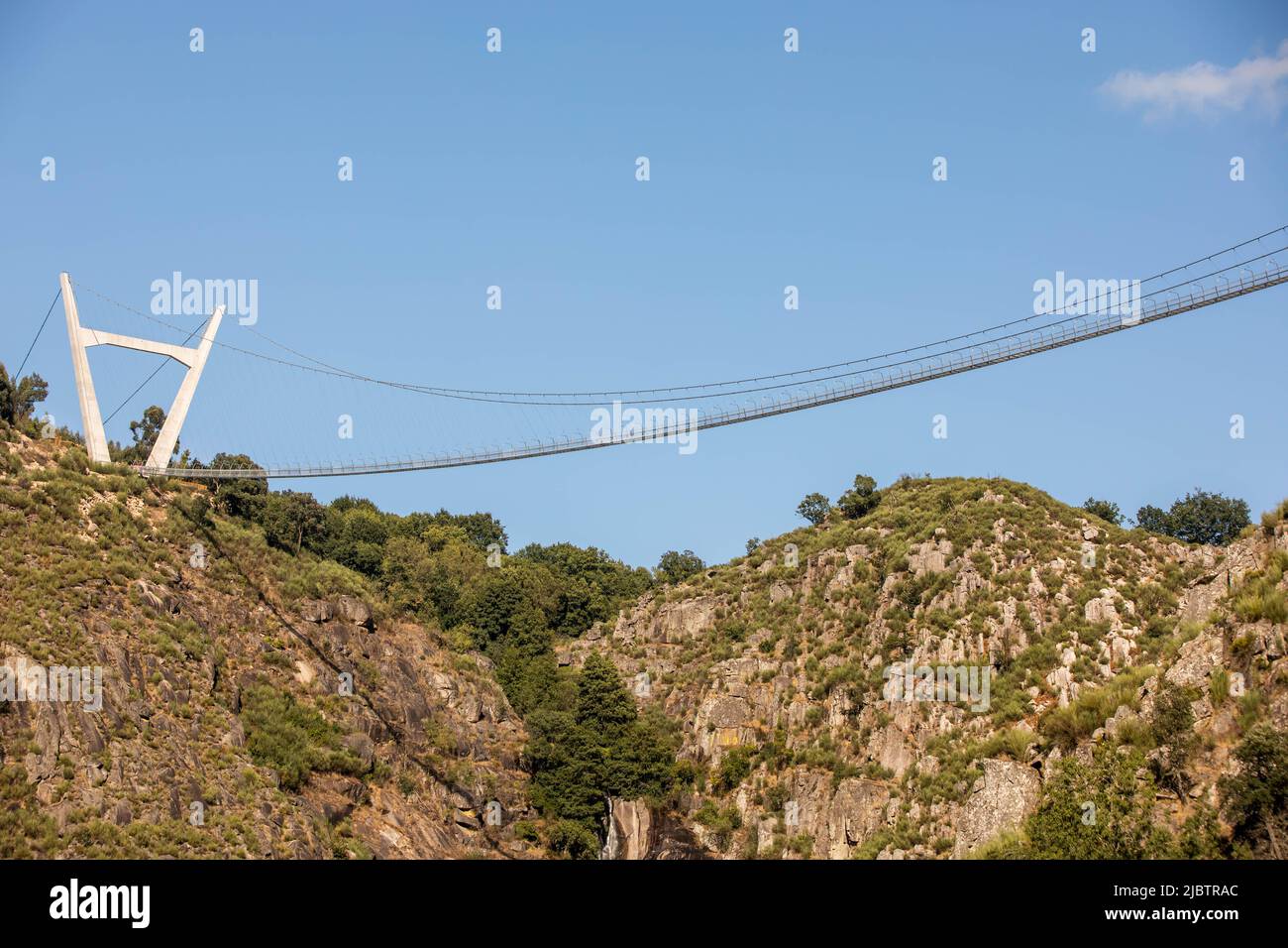Arouca, Portugal - August 6, 2021 - The 516 Arouca Bridge, largest ...