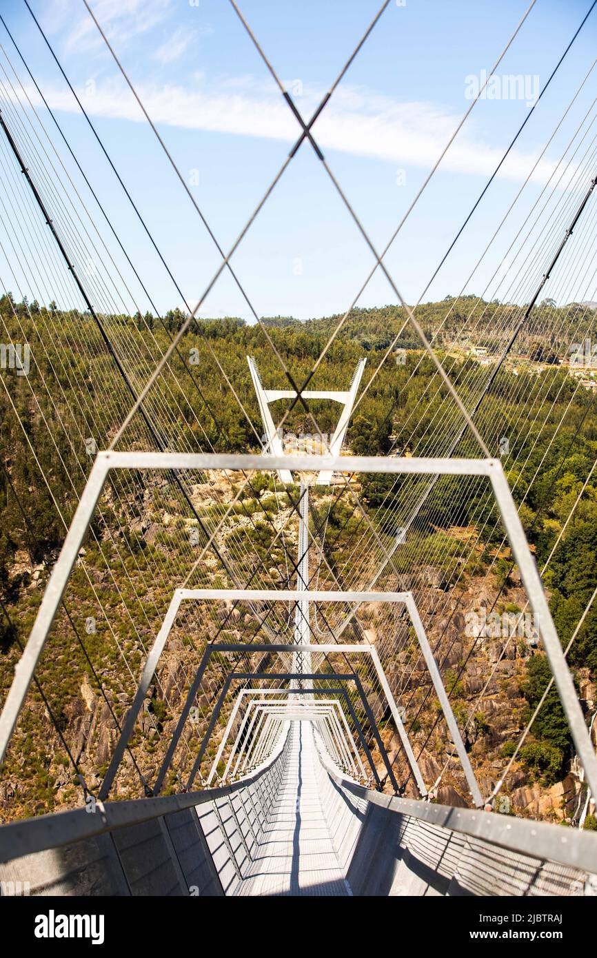Arouca, Portugal - August 6, 2021 - The 516 Arouca Bridge, largest ...