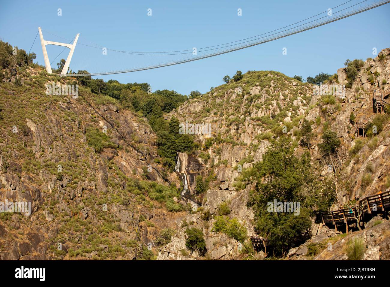 Arouca, Portugal - August 6, 2021 - The 516 Arouca Bridge, largest ...