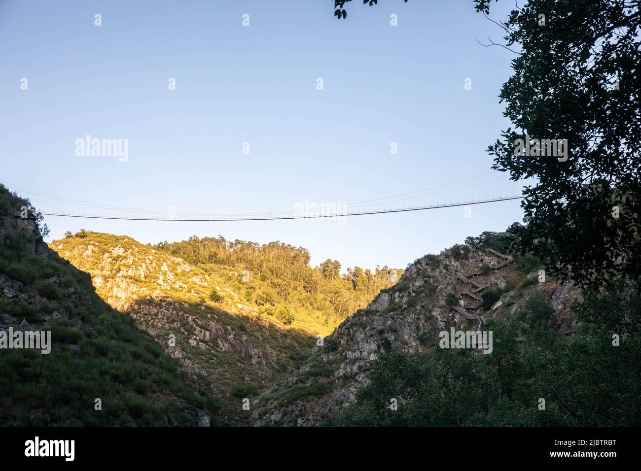 Arouca, Portugal - August 6, 2021 - The 516 Arouca Bridge, largest ...