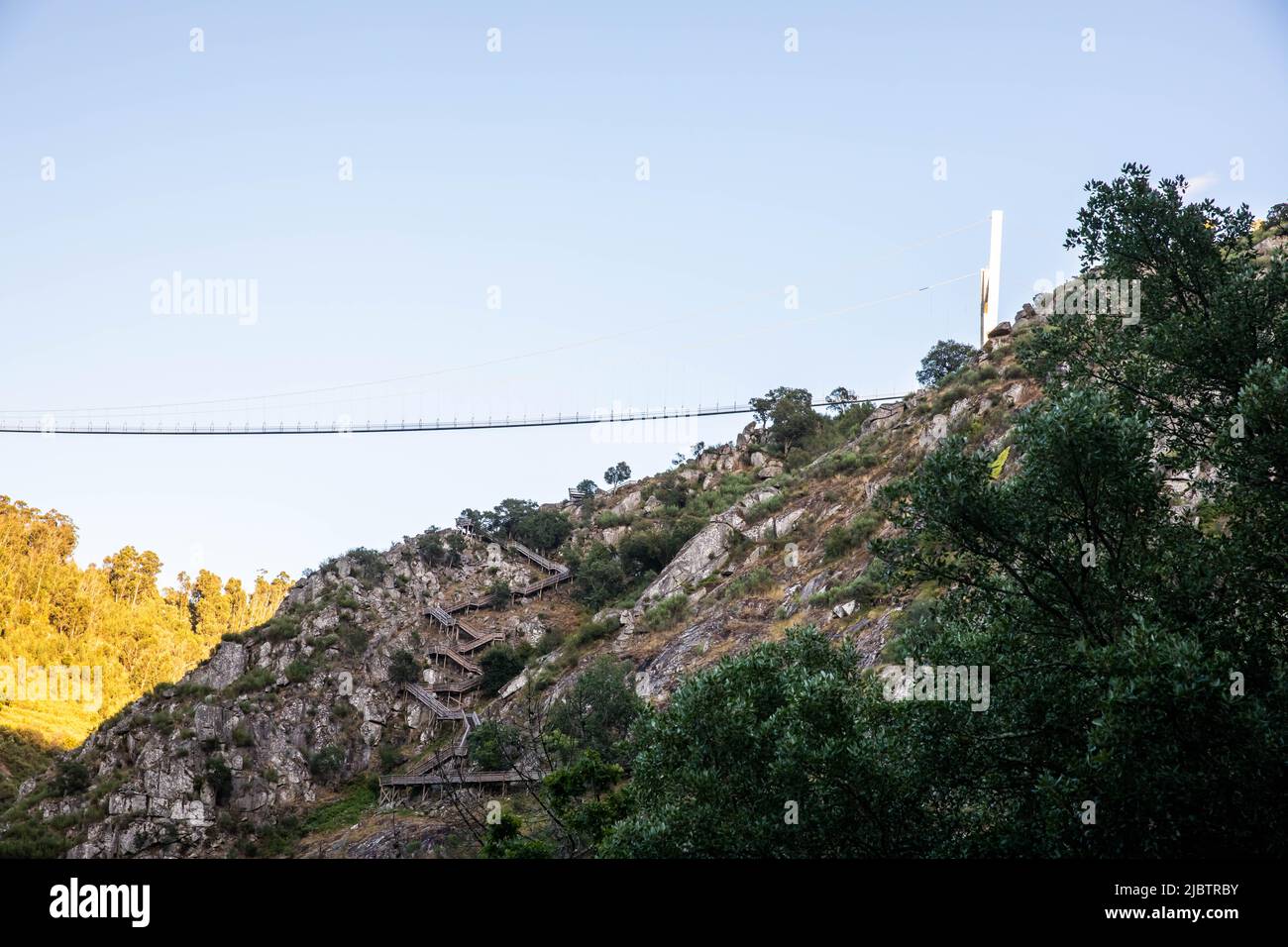 Arouca, Portugal - August 6, 2021 - The 516 Arouca Bridge, largest ...