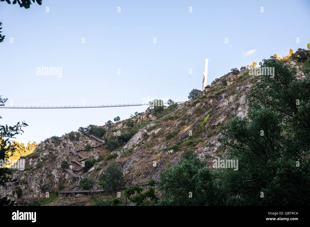Arouca, Portugal - August 6, 2021 - The 516 Arouca Bridge, largest ...