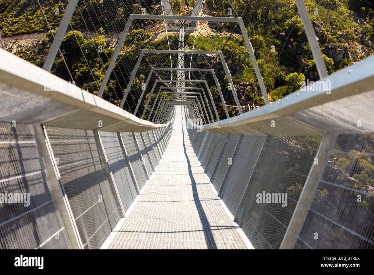 Arouca, Portugal - August 6, 2021 - The 516 Arouca Bridge, largest ...