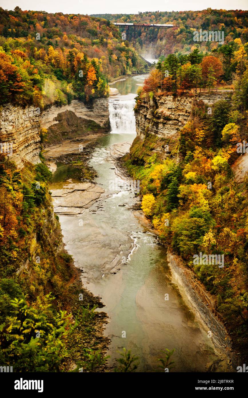 Letchworth State Park, New York State, United States Stock Photo - Alamy
