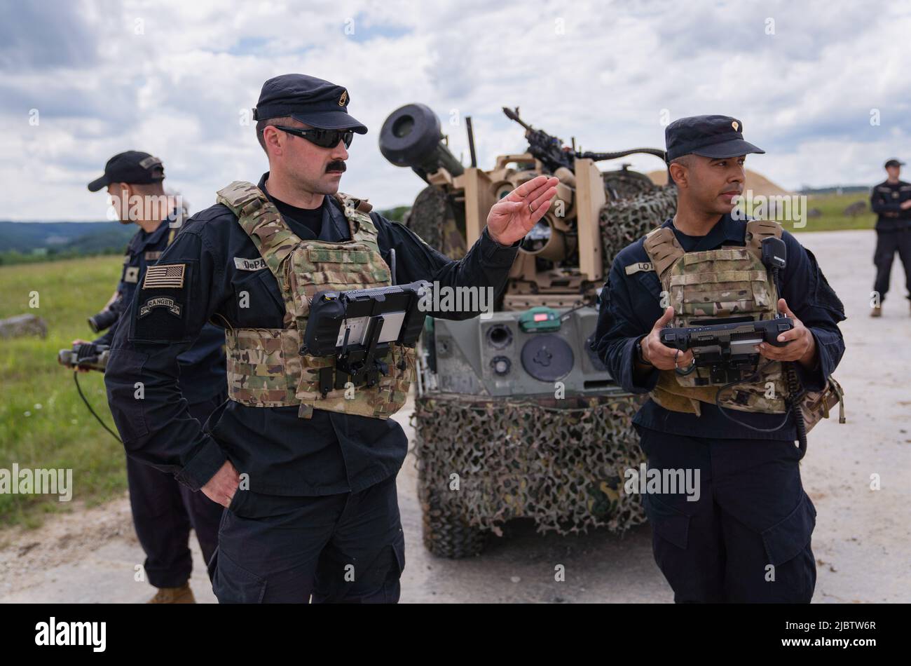Hohenfels, Germany. 08th June, 2022. Operators of the U.S. Army's ...