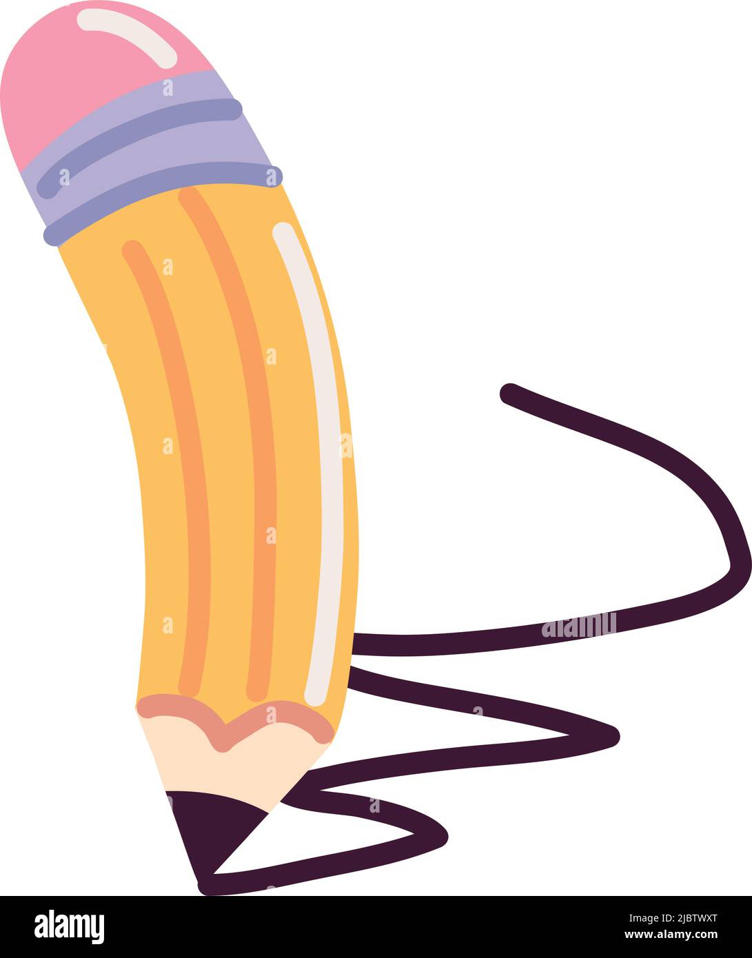 school pencil writing Stock Vector Image & Art - Alamy