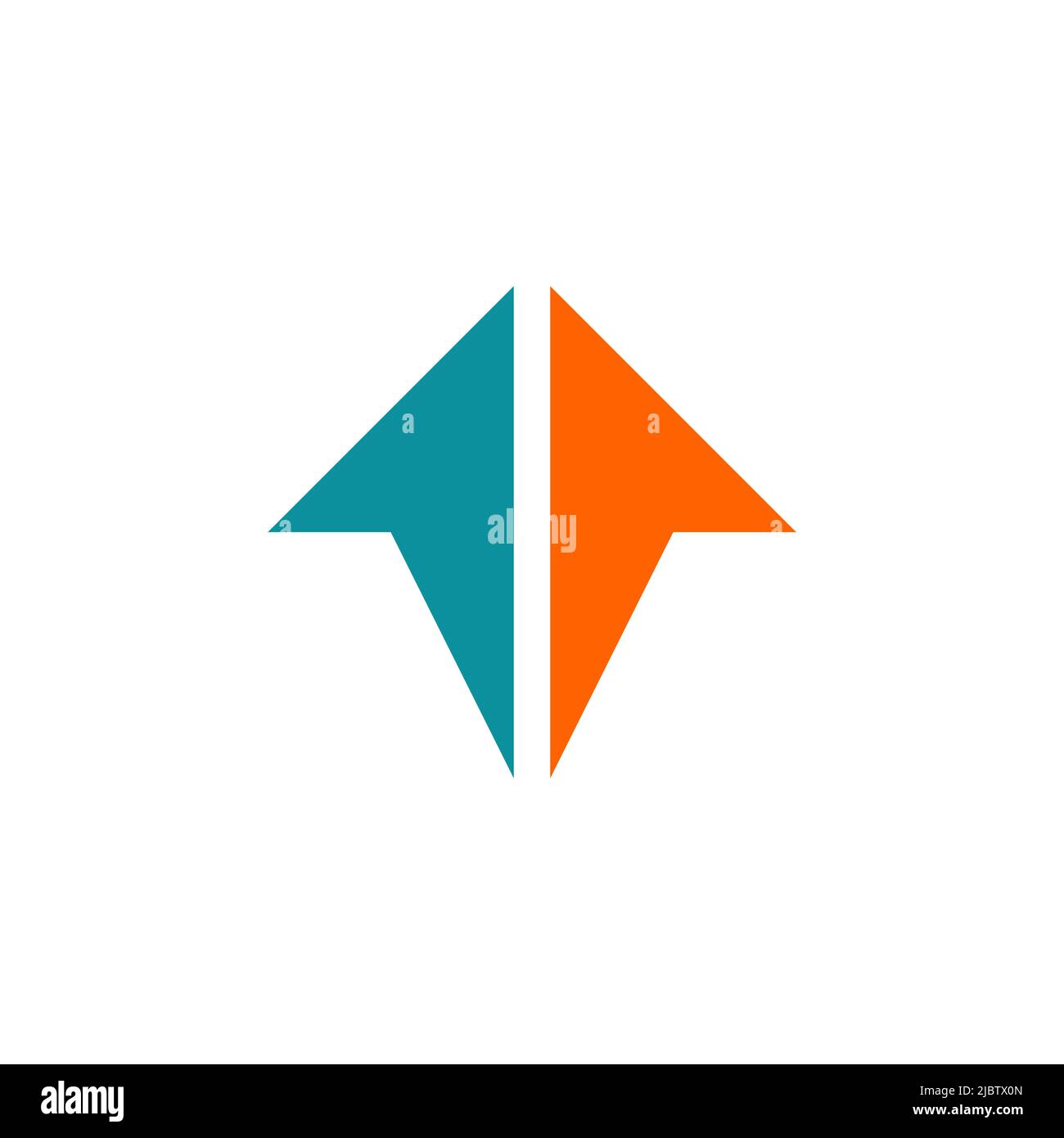 Arrow icon logo design Stock Vector Image & Art - Alamy