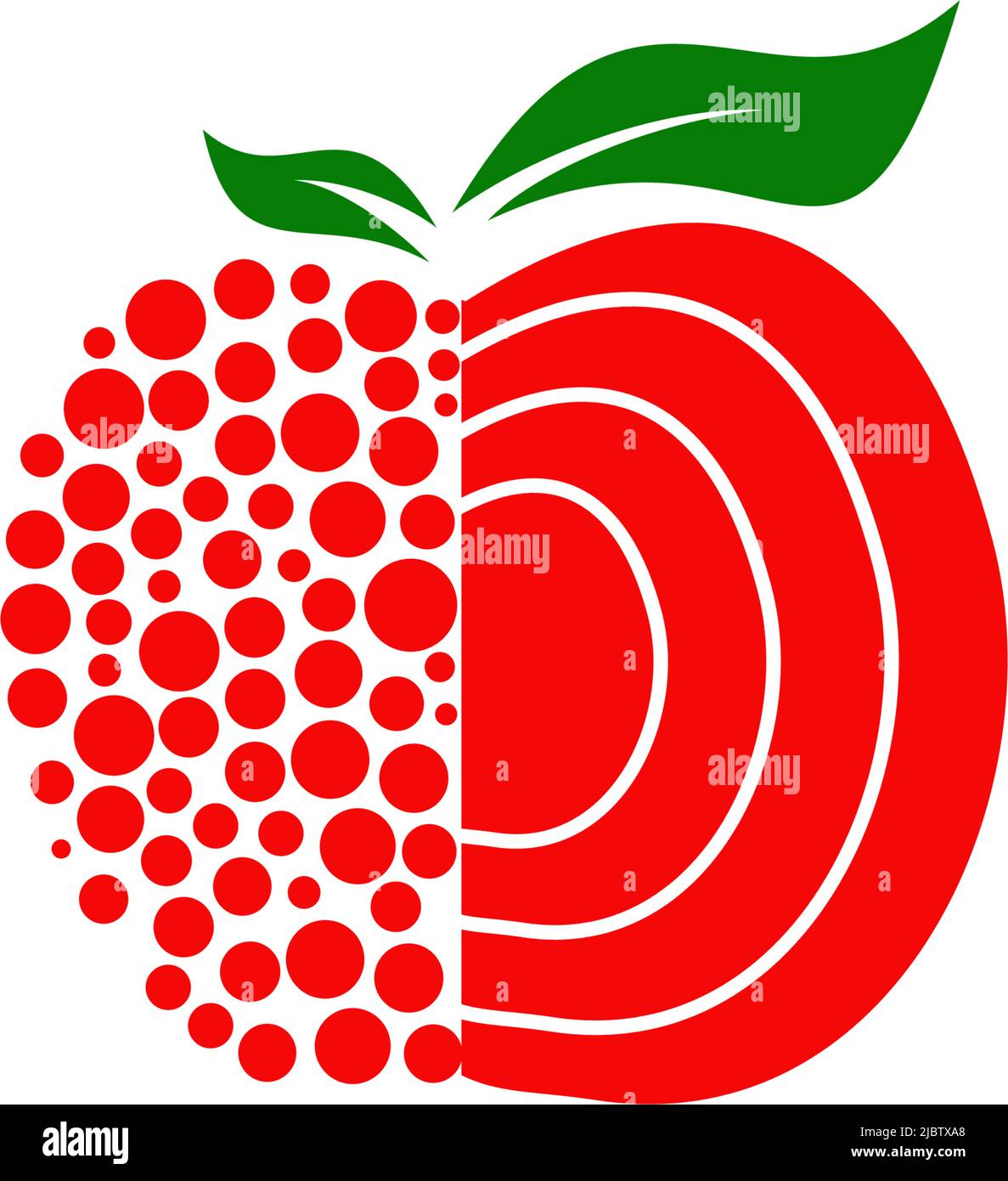 Apple fruit icon logo design vector illustration template Stock Vector ...