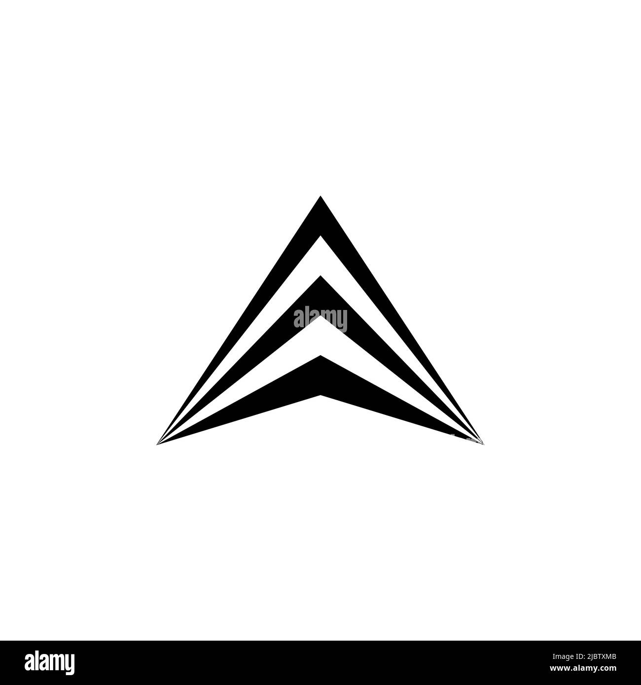 Geometric arrow graphics Black and White Stock Photos & Images - Alamy