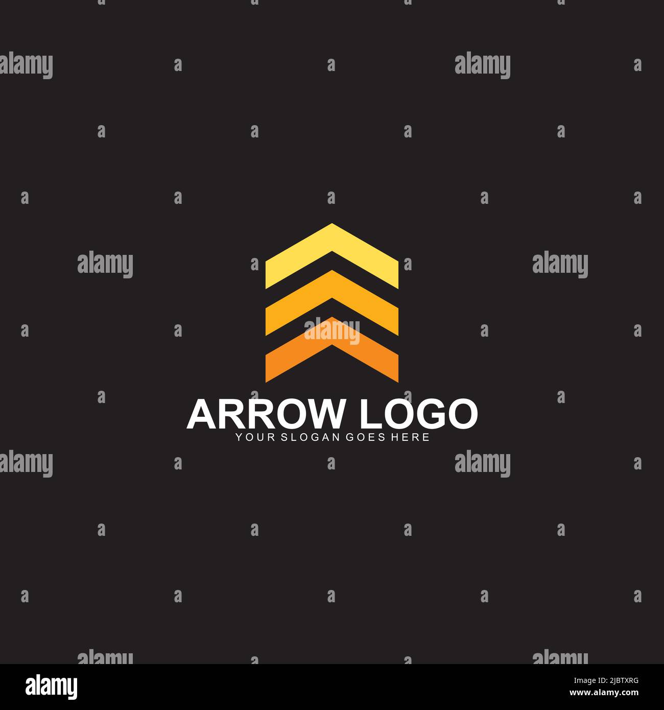 Arrow icon logo design Stock Vector Image & Art - Alamy