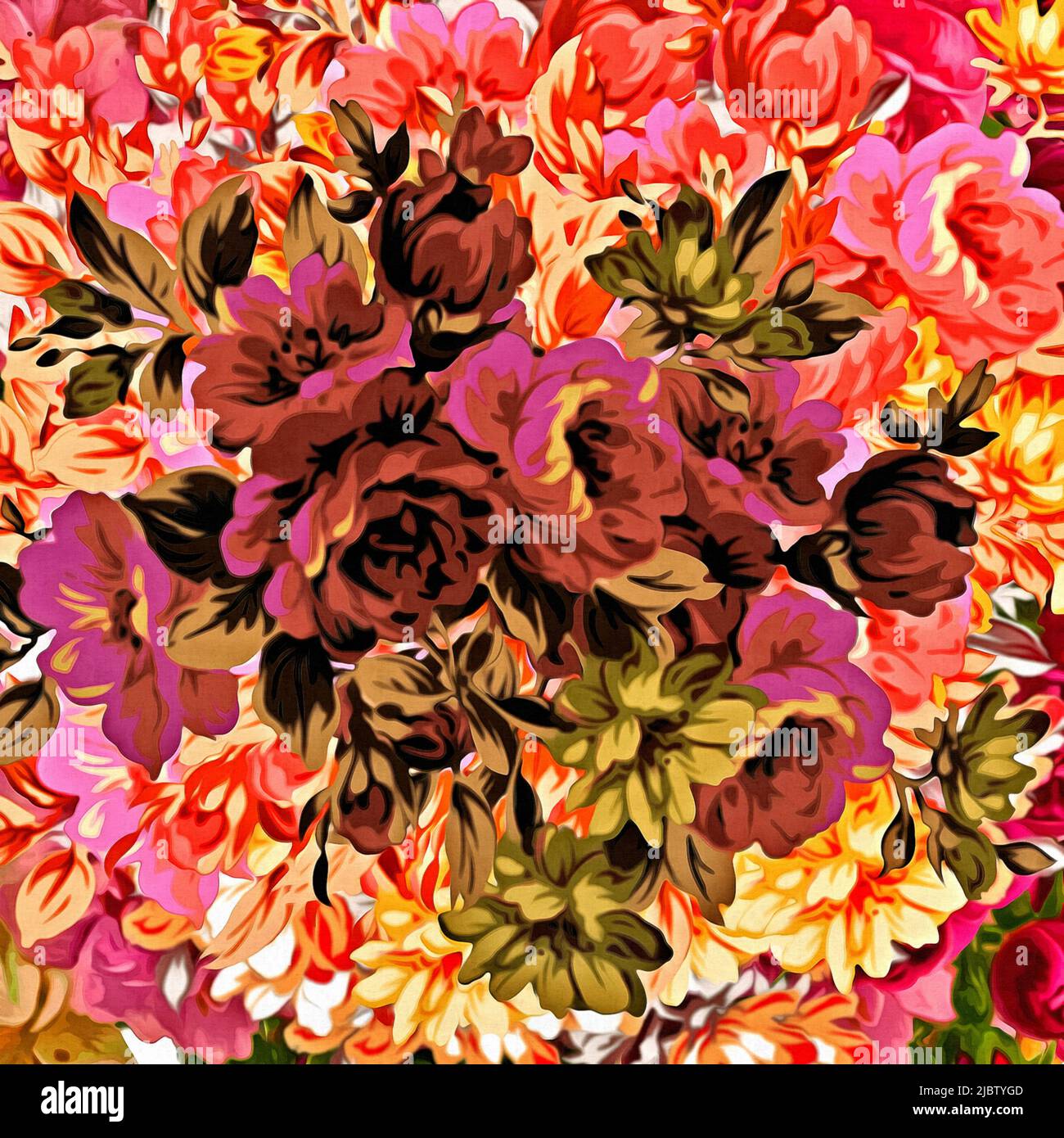 abstract computer stylized decorative vintage texture, background ...