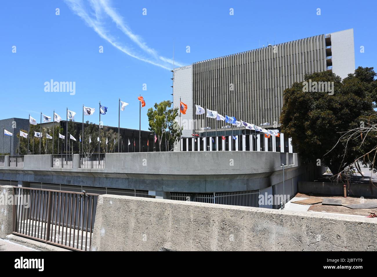 SANTA ANA, CALIFORNIA - 2 JUNE 2022: The Orange County Courthouse in ...